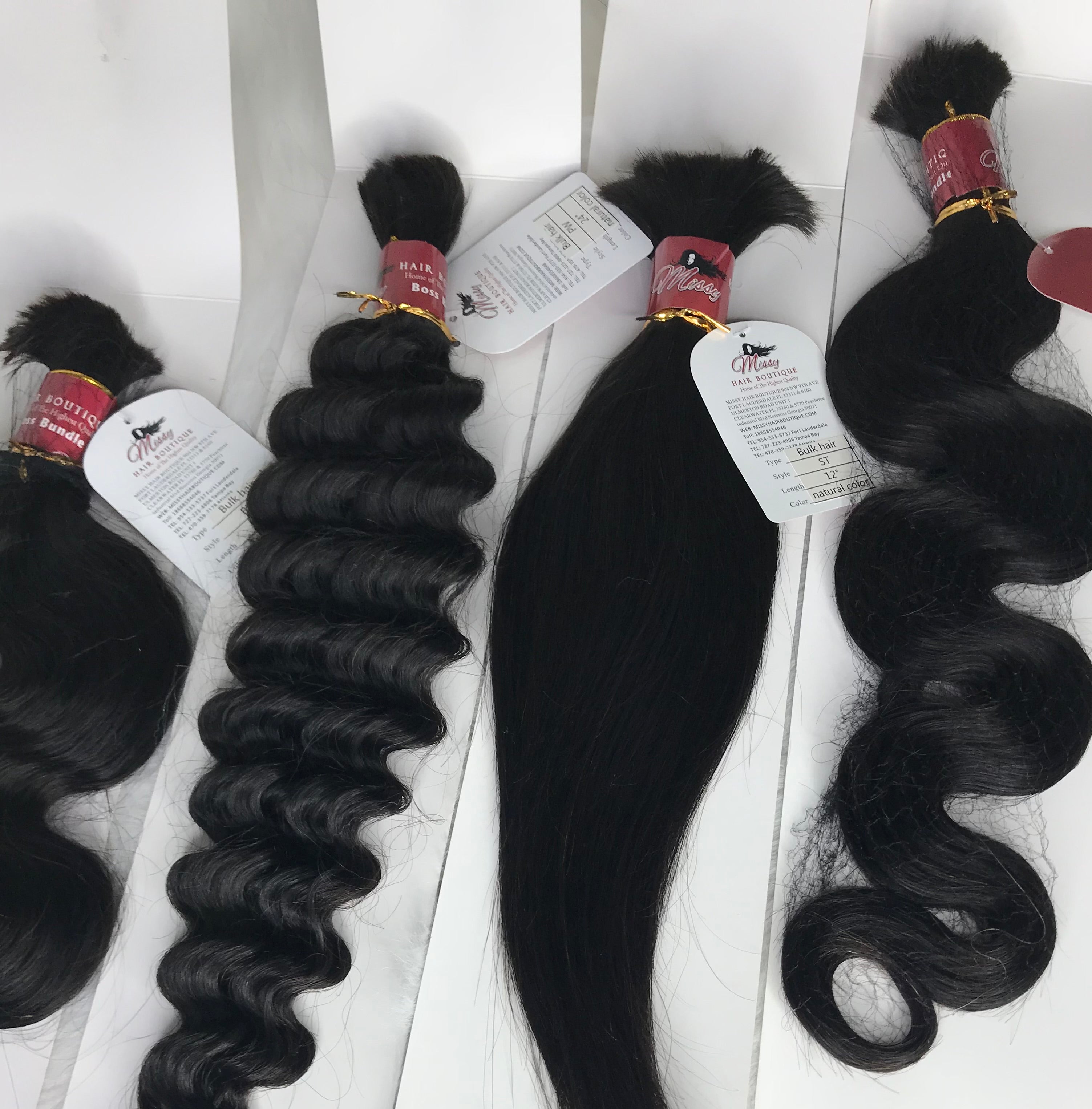 Braid BOHO Bulk HUMAN Hair Bundle Extensions – Missyhairboutique